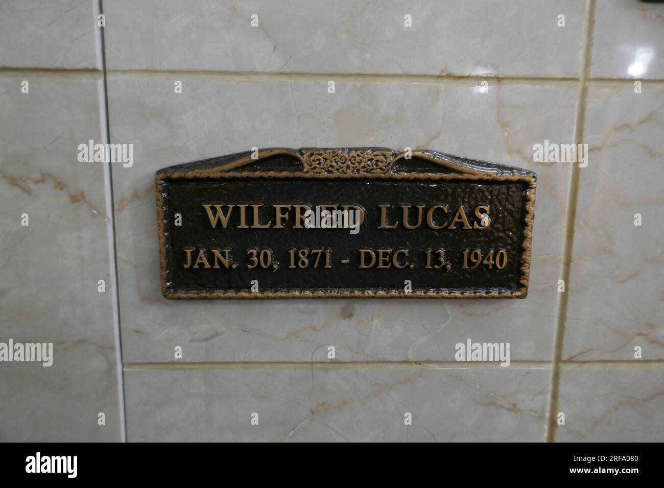 Los Angeles, California, USA 1st August 2023 Actor Wilfred Lucas Grave ...