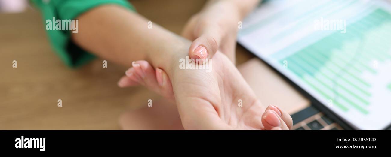 Prolonged computer use hi-res stock photography and images - Alamy