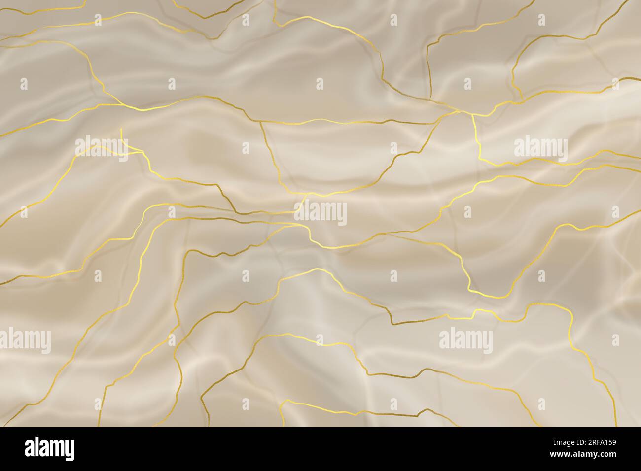 Beige Marble Gold Veined Texture. Light Agate Ripple Background Stock ...