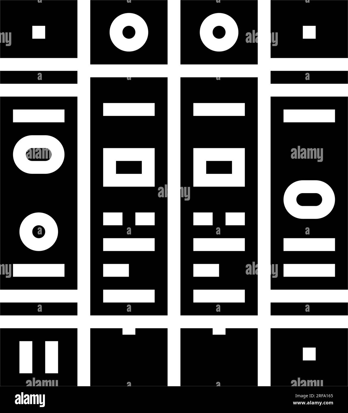 surge protector electrical engineer glyph icon vector illustration ...