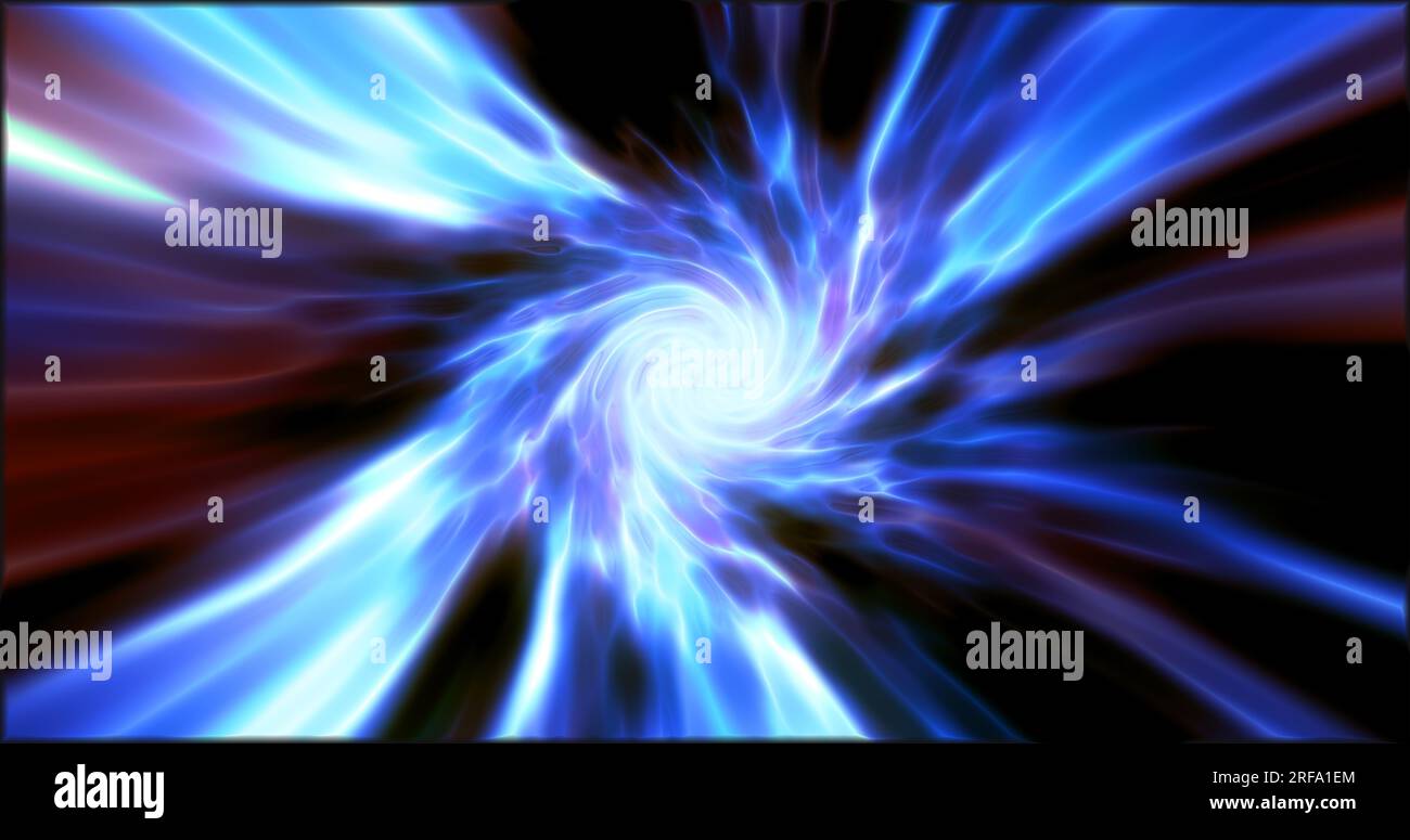 Blue hypertunnel spinning speed hi-res stock photography and images - Alamy