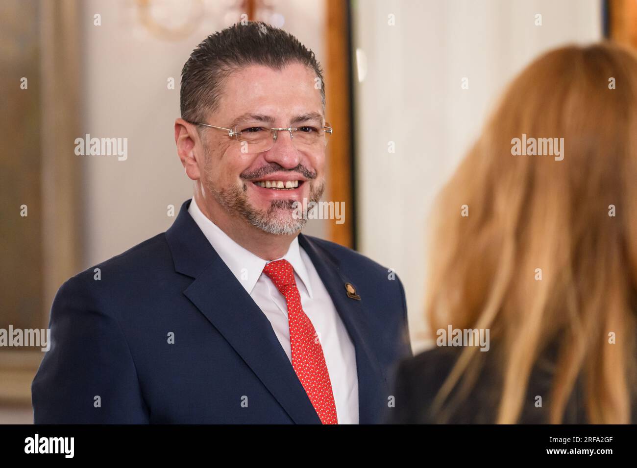 RIGA, LATVIA. 20th July 2023. Edgars Rinkevics, President of Latvia ...