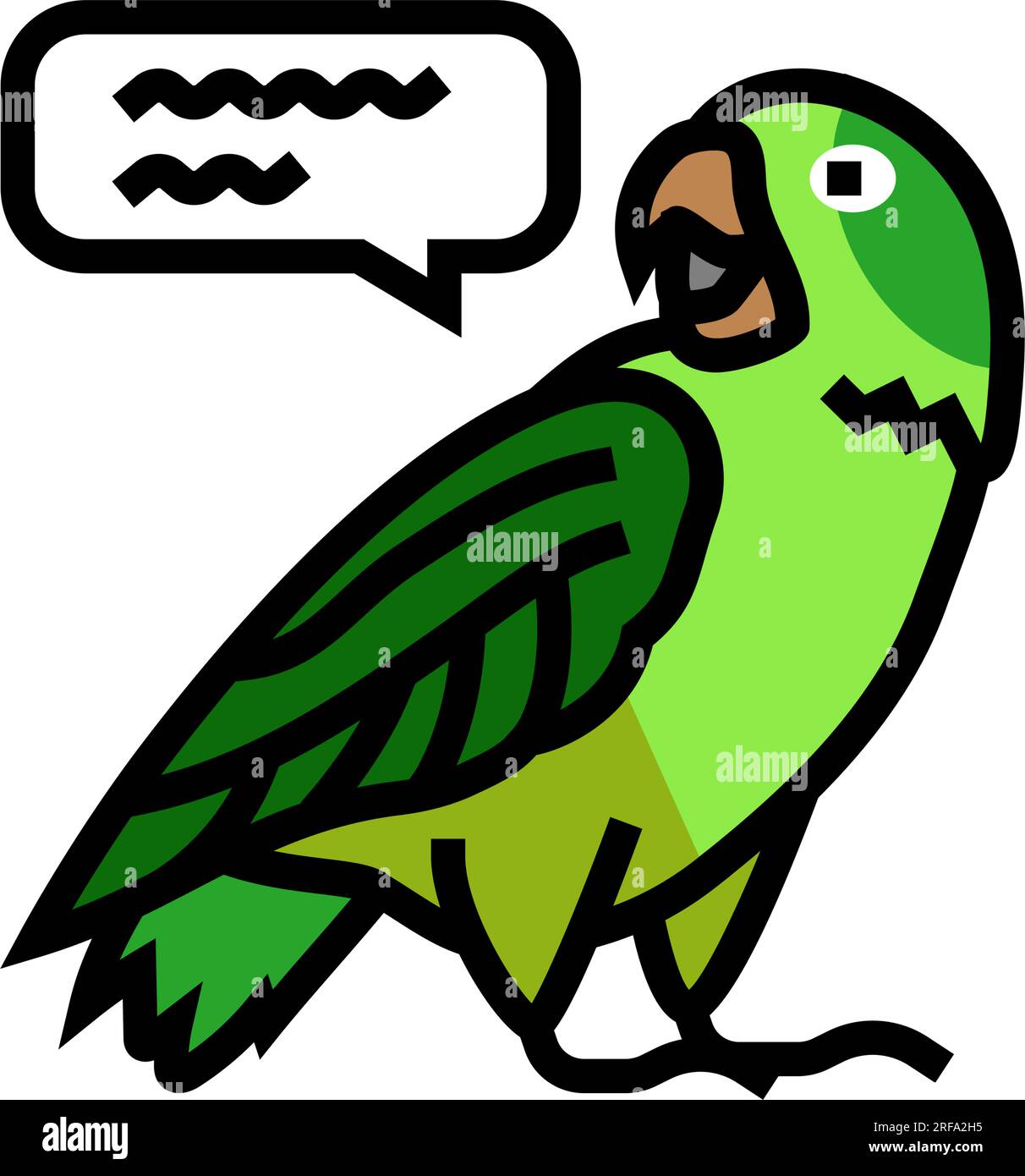 Talking Parrot Clipart