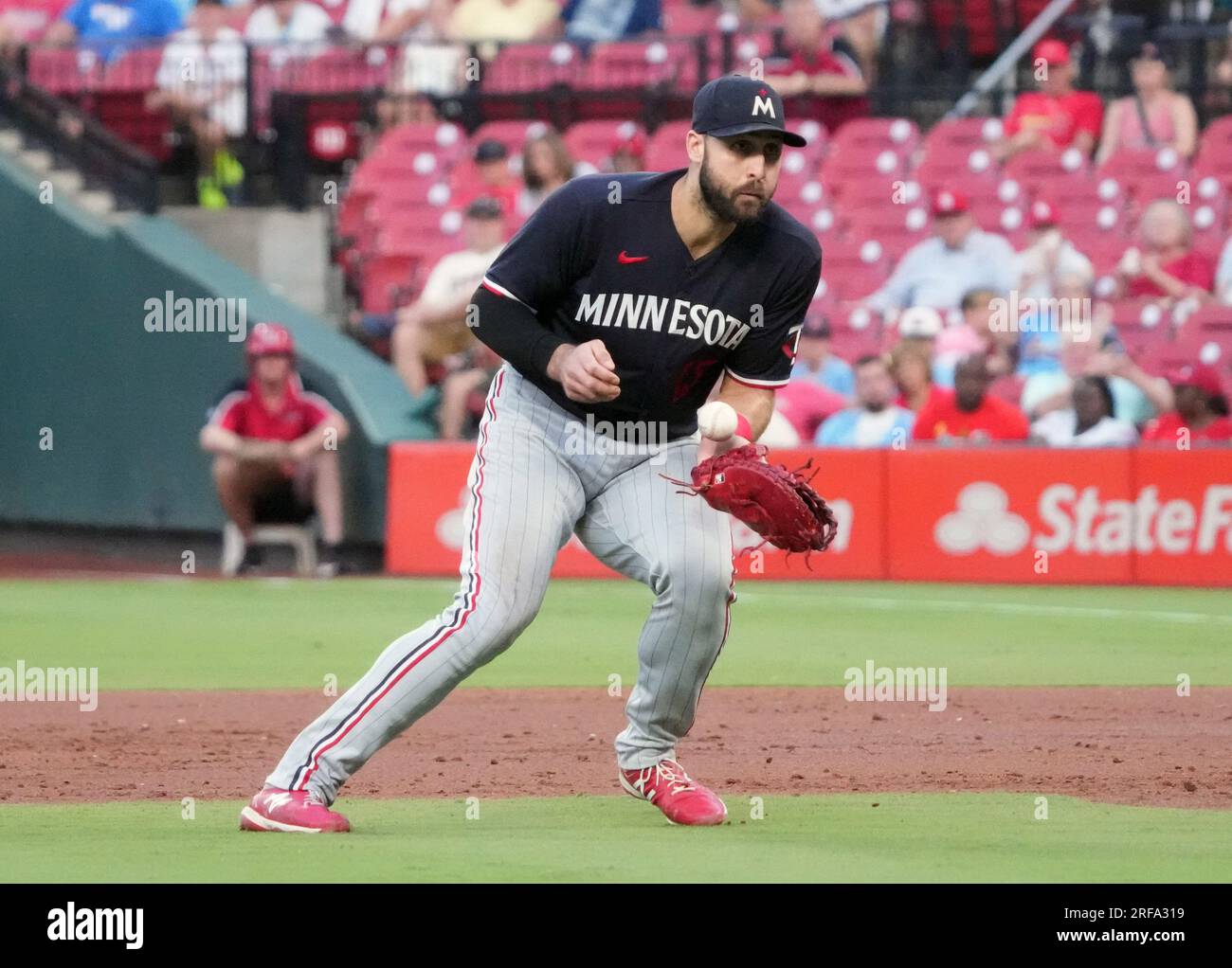 St. Louis, United States. 01st Aug, 2023. Minnesota Twins first baseman ...