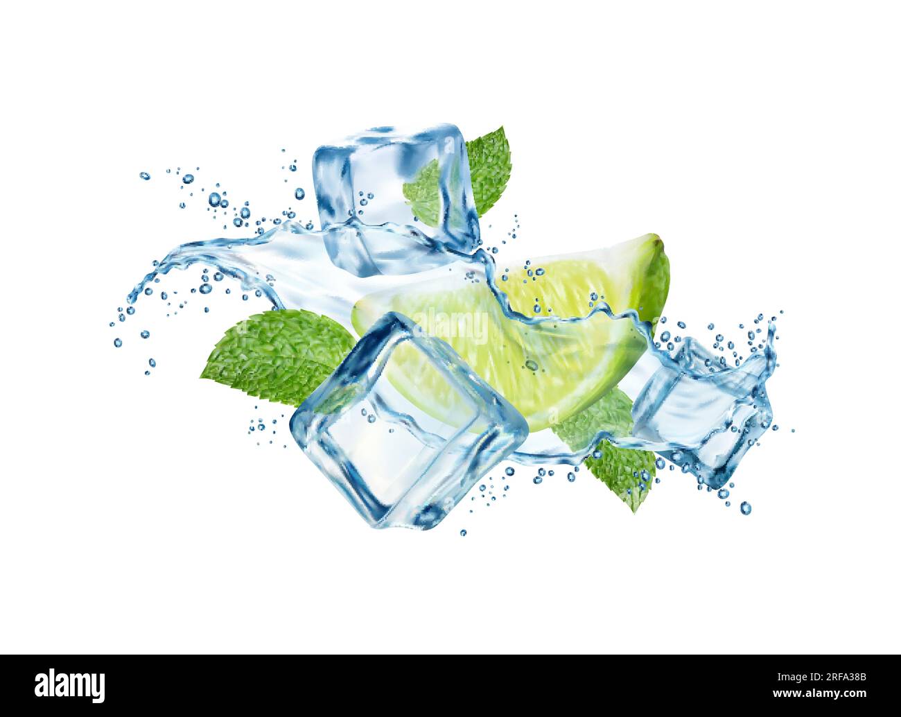 Frozen explosion Stock Vector Images - Alamy