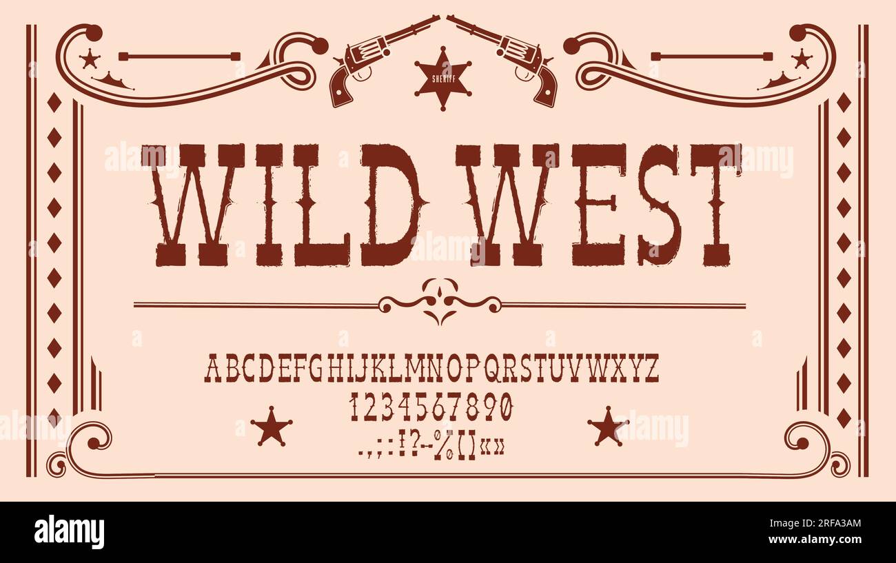 Old Saloon Font