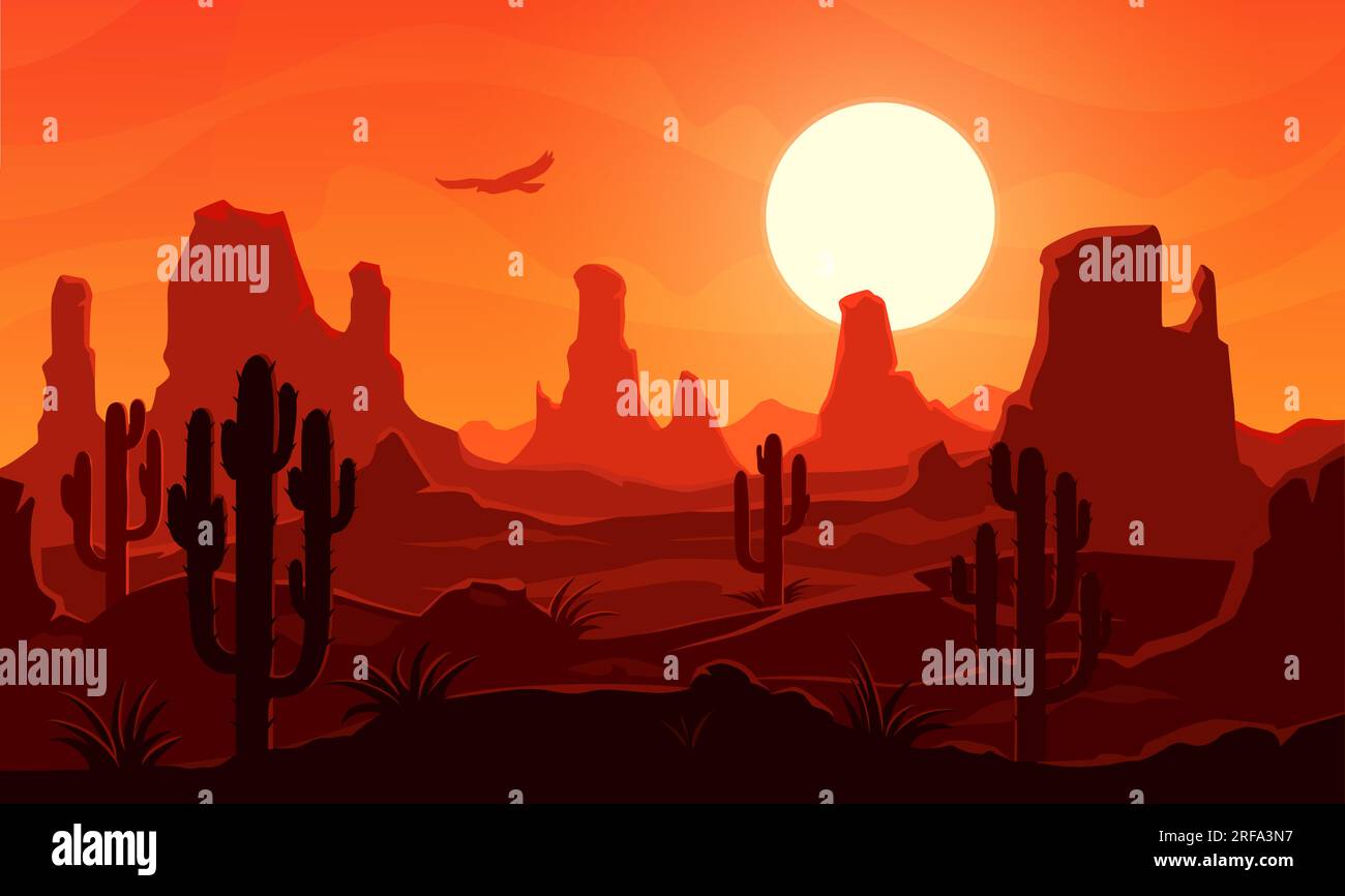 Mexican Cartoon Desert