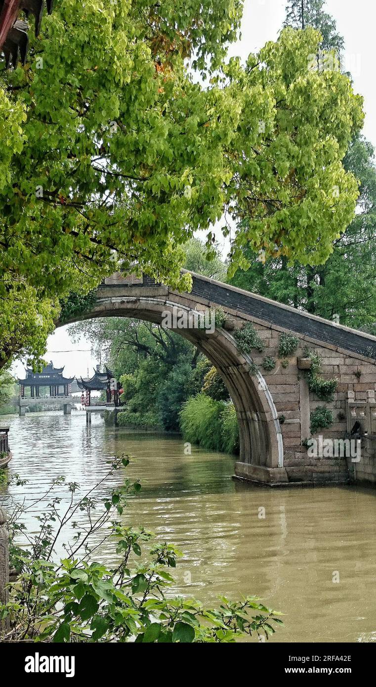 landscape of traditional Chinese garden Stock Photo - Alamy