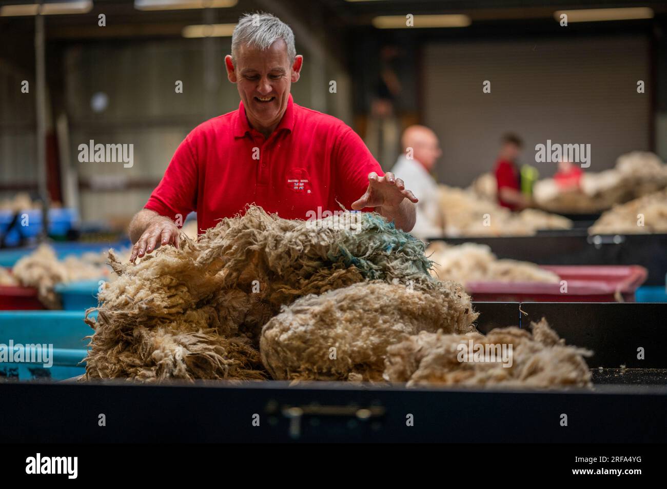 1st August 2023 Selkirk, Scottish Borders. Scotland. Image shows ...