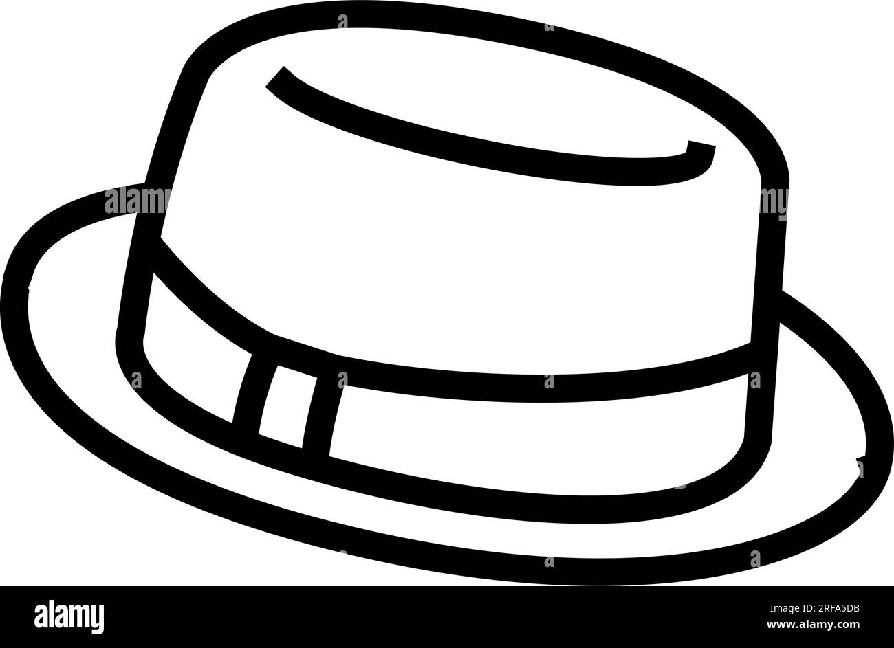 Pork pie hat Black and White Stock Photos & Images - Alamy