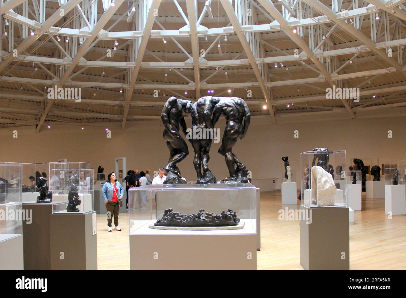 Mexico City, Mexico - July 19, 2023: Interior of the Soumaya Museum ...