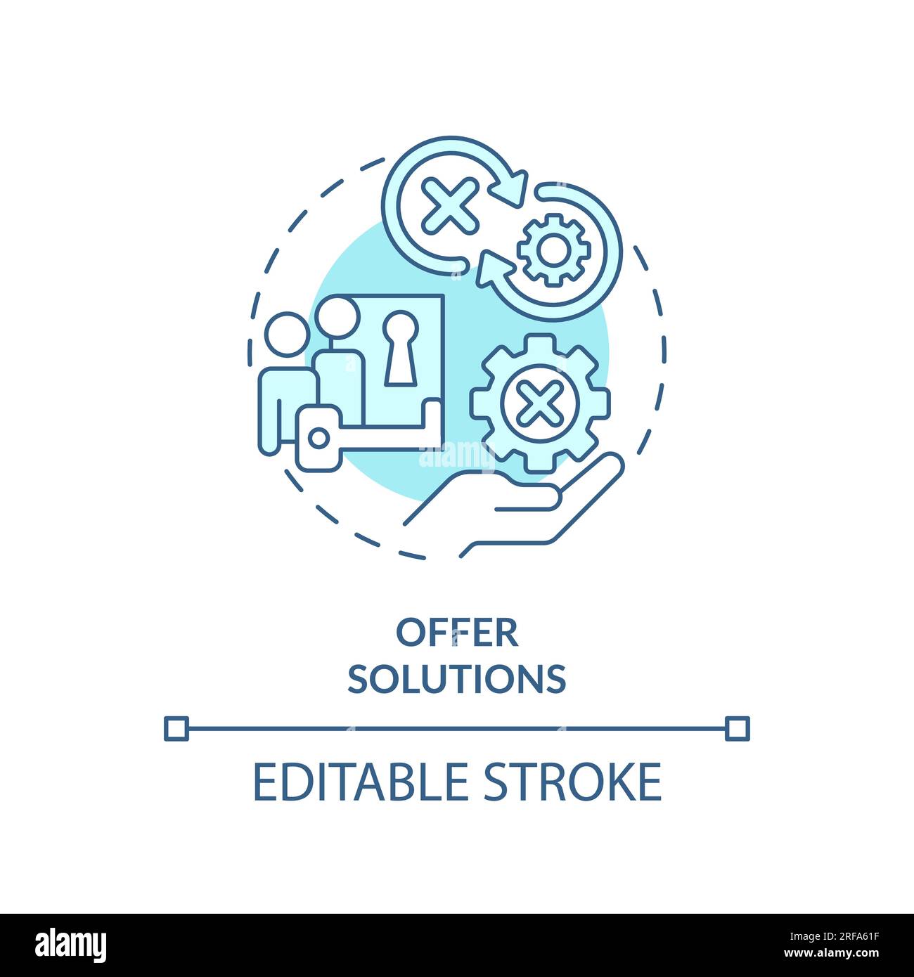 Offer solutions Stock Vector Images - Alamy