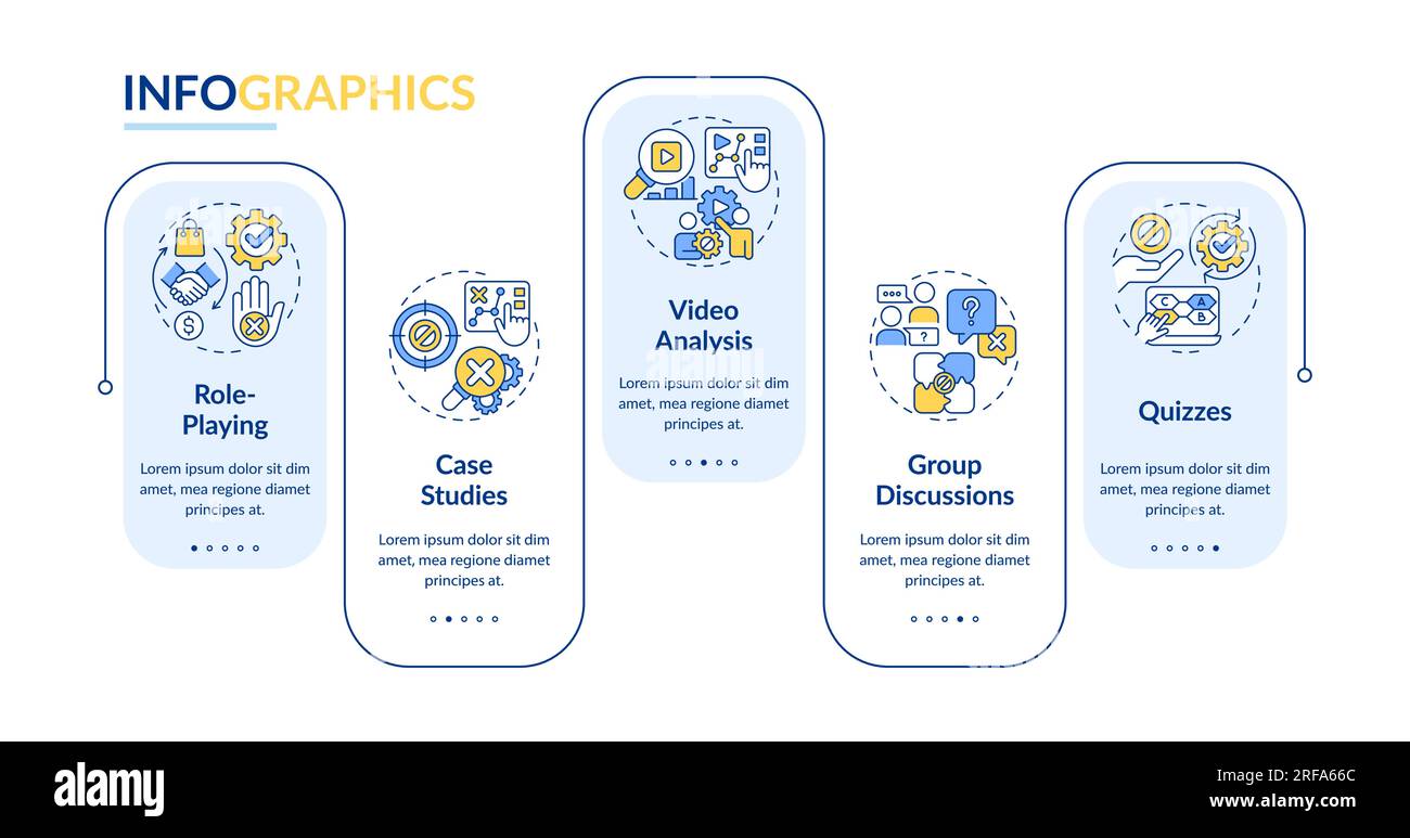 Objection handling training rectangle infographic template Stock Vector Image & Art - Alamy