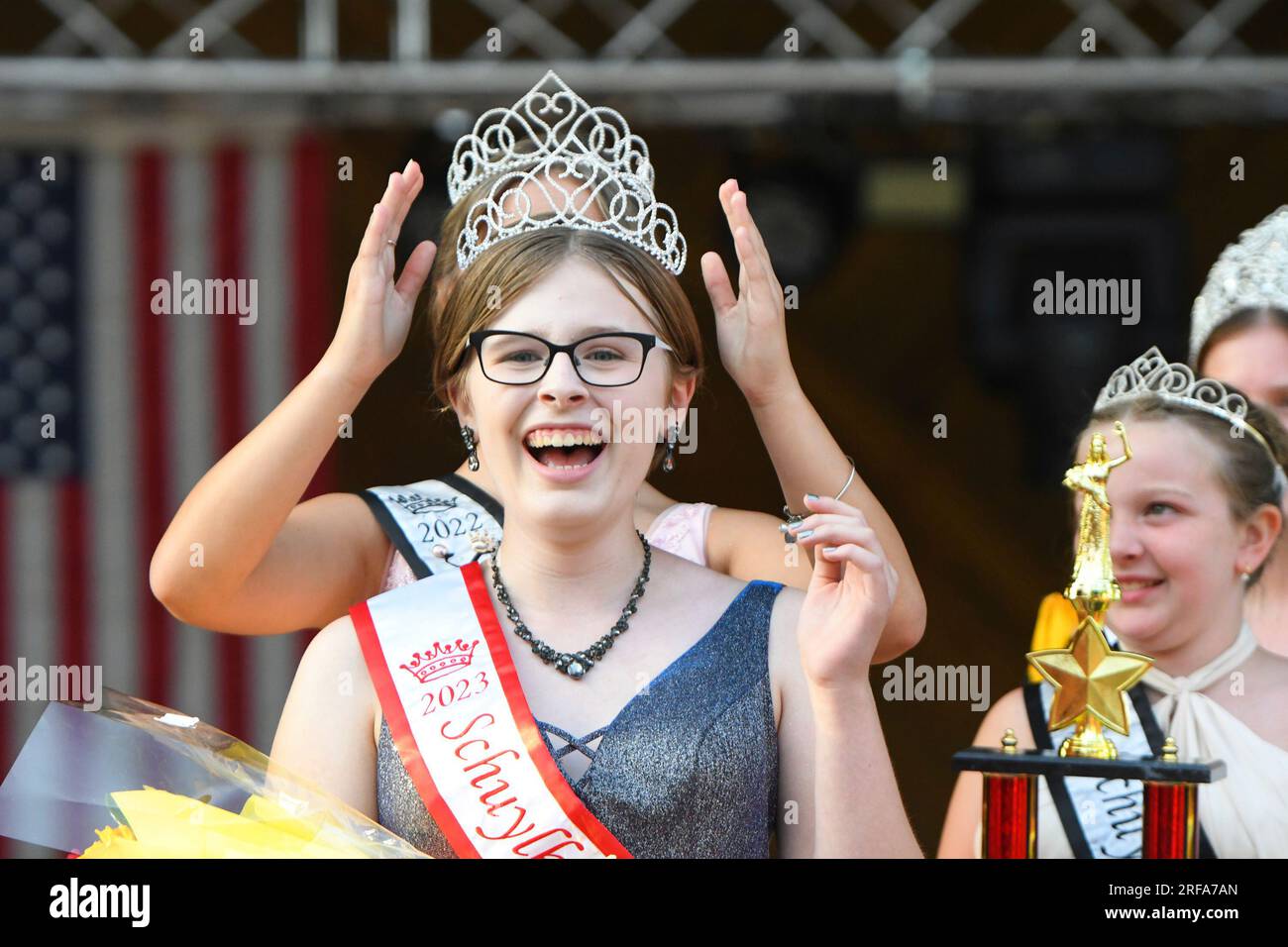 2023 Schuylkill County Fair Princess Abri Kutz is crowned by 2022 ...