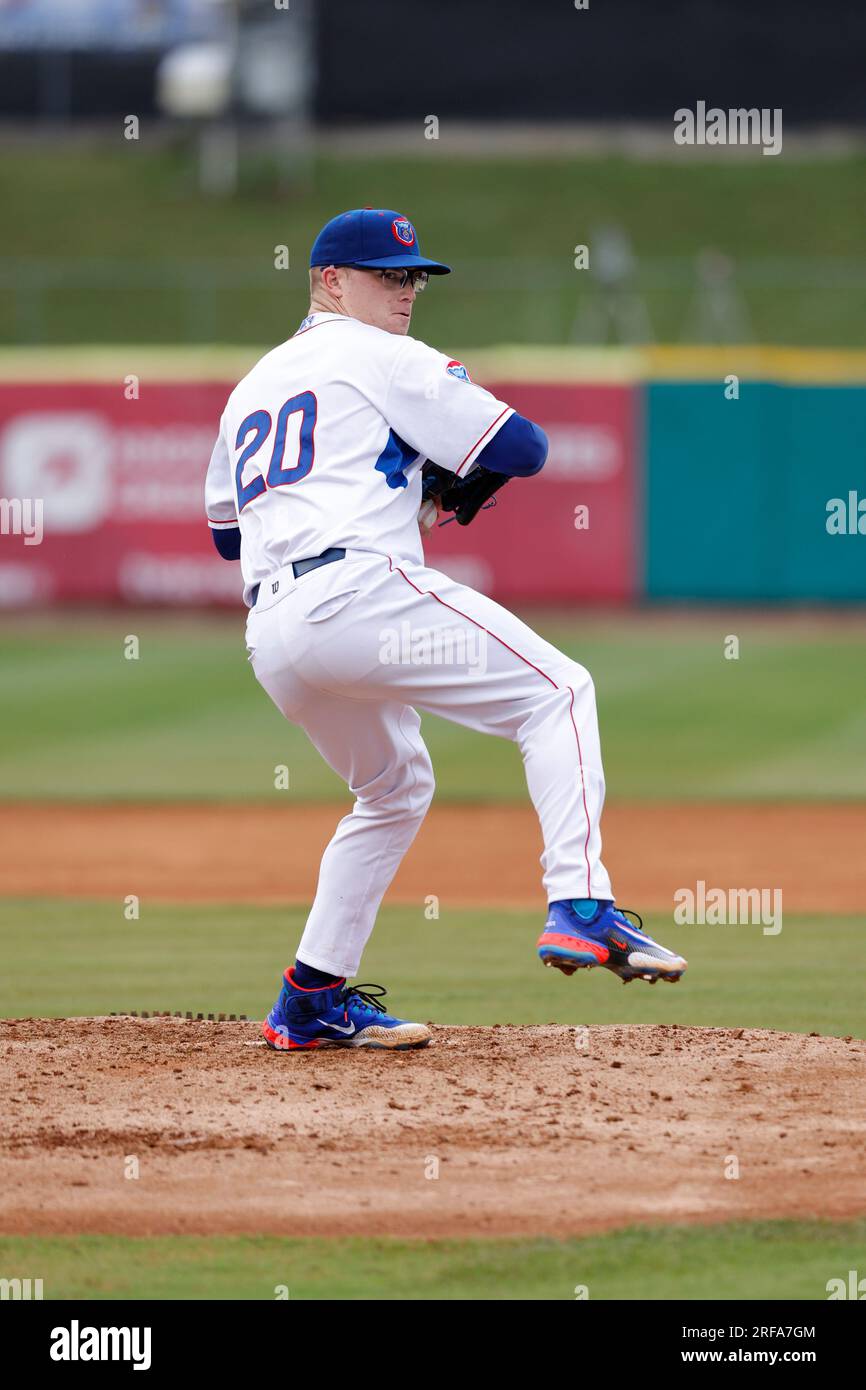 Tennessee Smokies starting pitcher Jordan Wicks (20) in action against ...