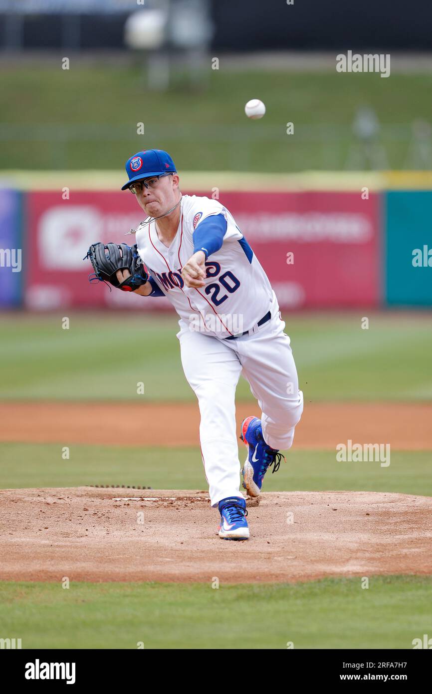 Tennessee Smokies starting pitcher Jordan Wicks (20) in action against ...