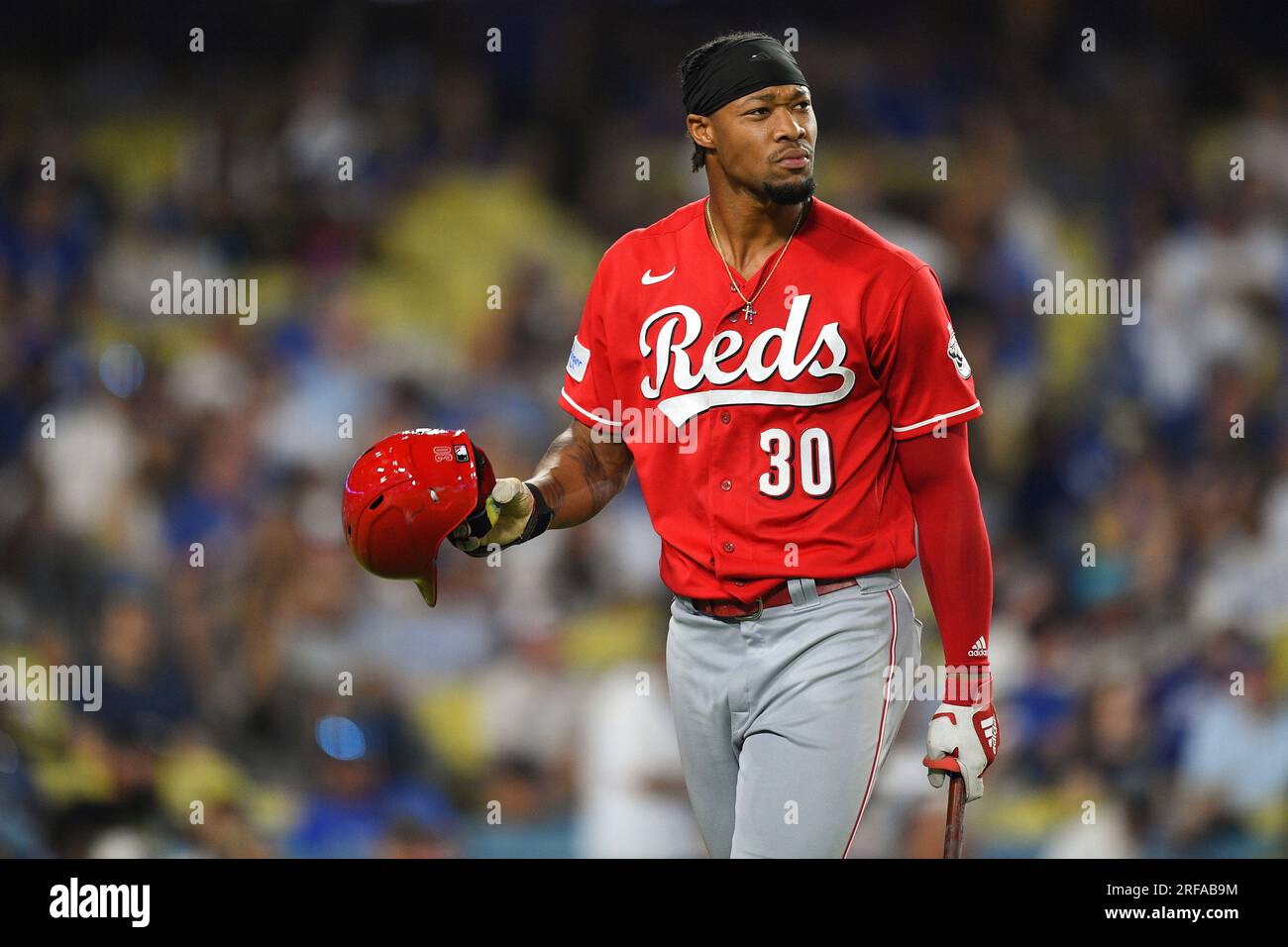 LOS ANGELES, CA - JULY 29: Cincinnati Reds outfielder Will Benson (30 ...