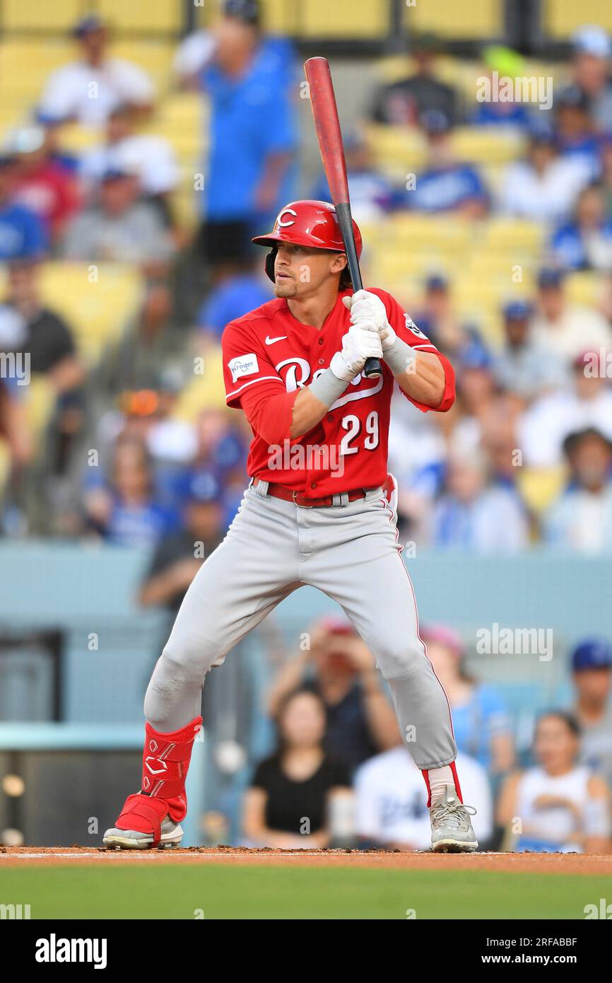 LOS ANGELES, CA - JULY 29: Cincinnati Reds center fielder TJ Friedl (29 ...
