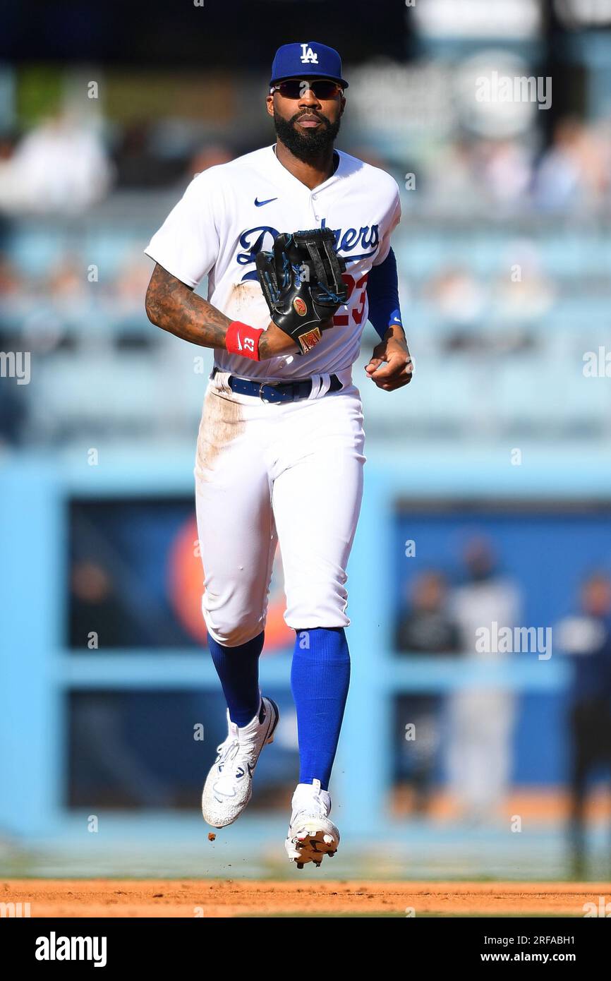 LOS ANGELES, CA - JUNE 03: Los Angeles Dodgers outfielder Jason Heyward ...