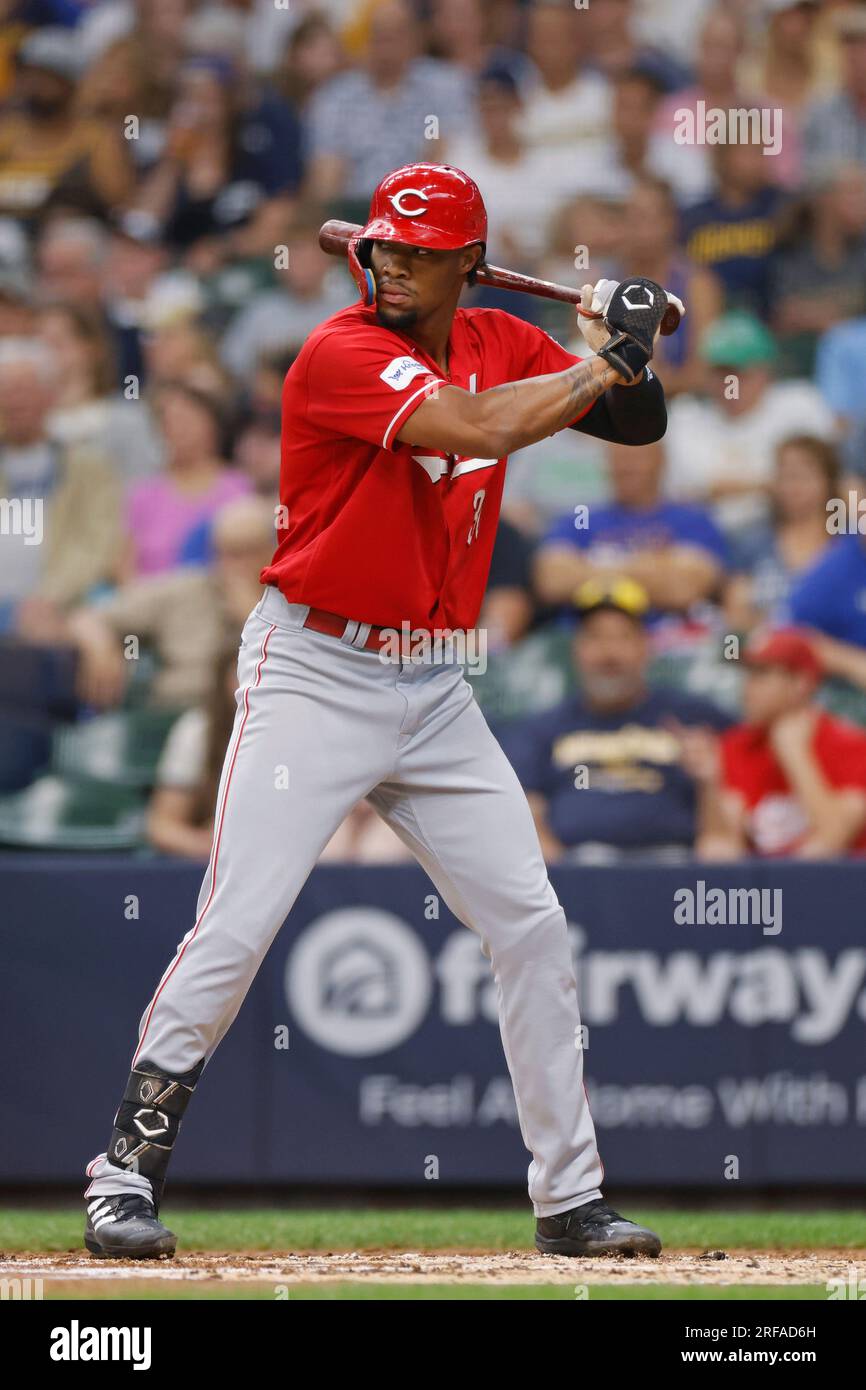 MILWAUKEE, WI - JULY 26: Cincinnati Reds left fielder Will Benson (30 ...
