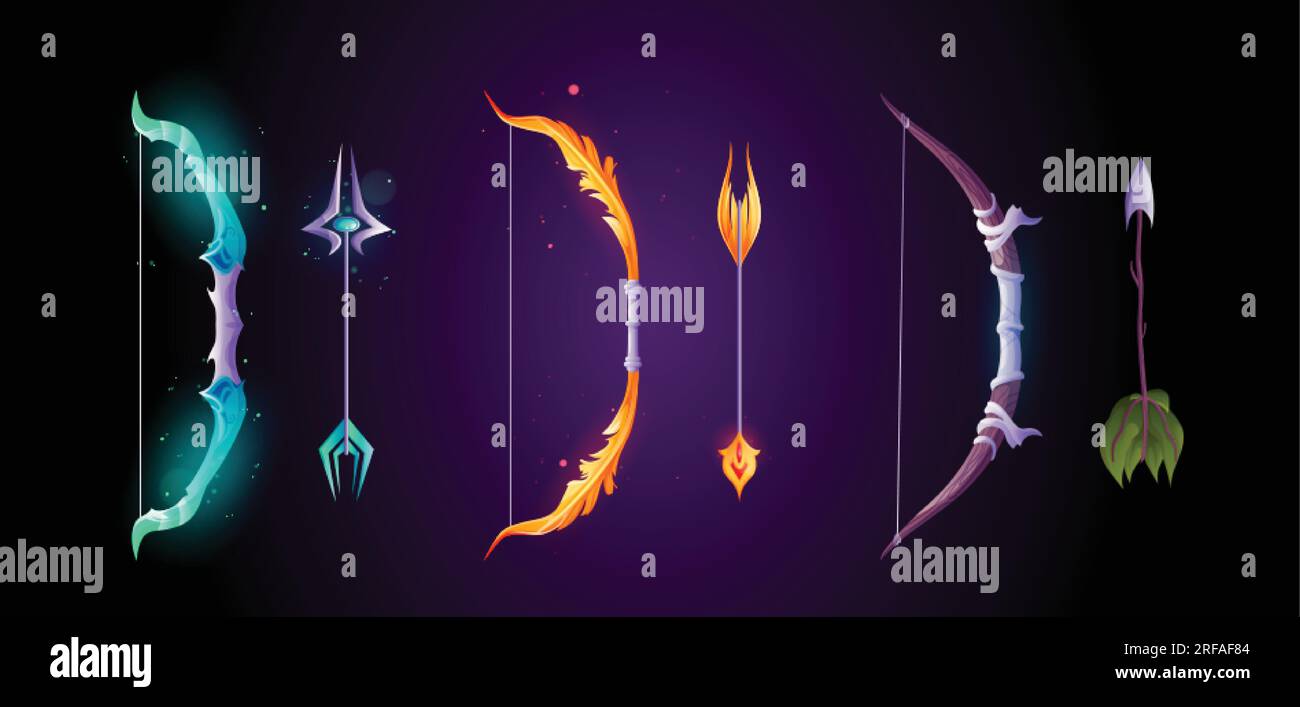 Anime Bow And Arrow Designs