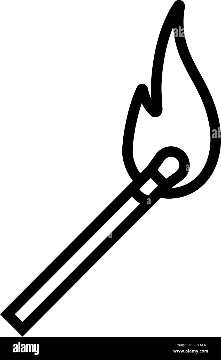 Matchstick with shadow Stock Vector Images - Alamy