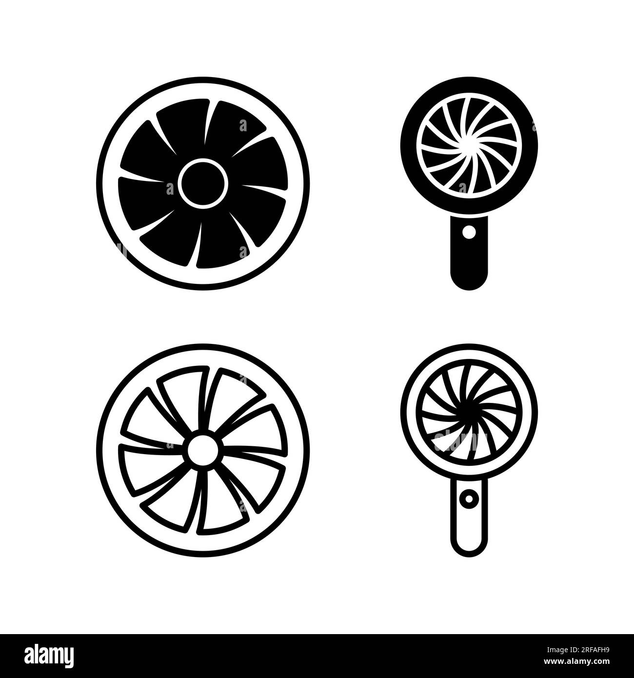 Fan icon vector. blower icon. propeller. ceiling Stock Vector Image ...