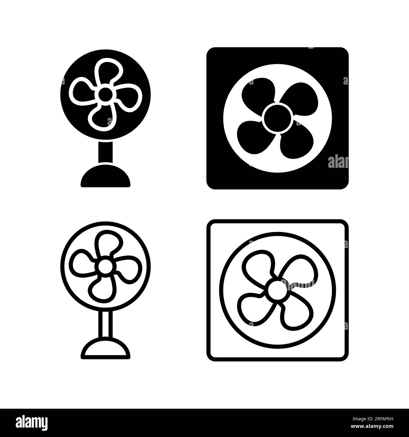Fan icon vector. blower icon. propeller. ceiling Stock Vector Image ...