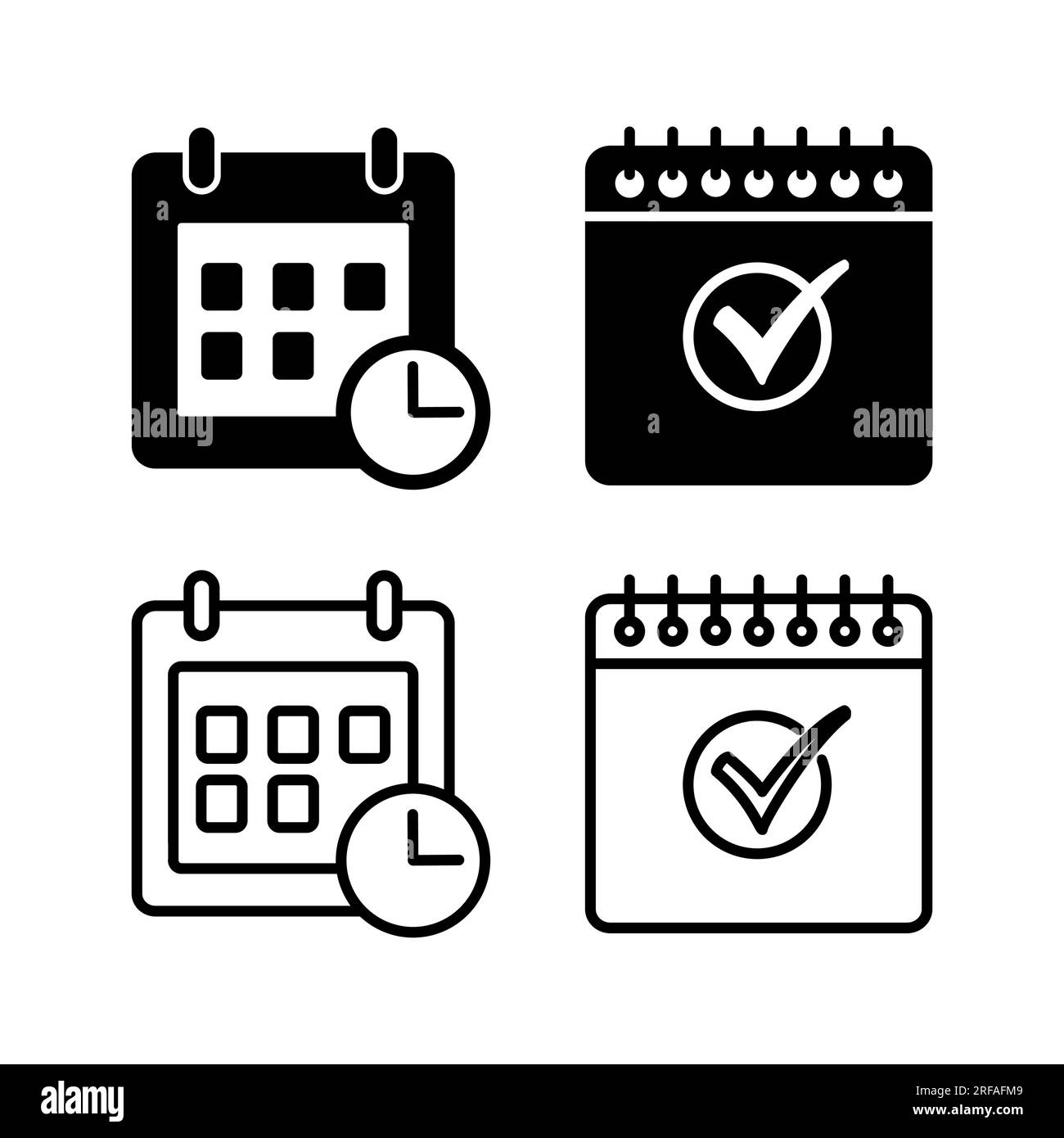 calendar icon vector. Calender symbol Stock Vector Image & Art - Alamy