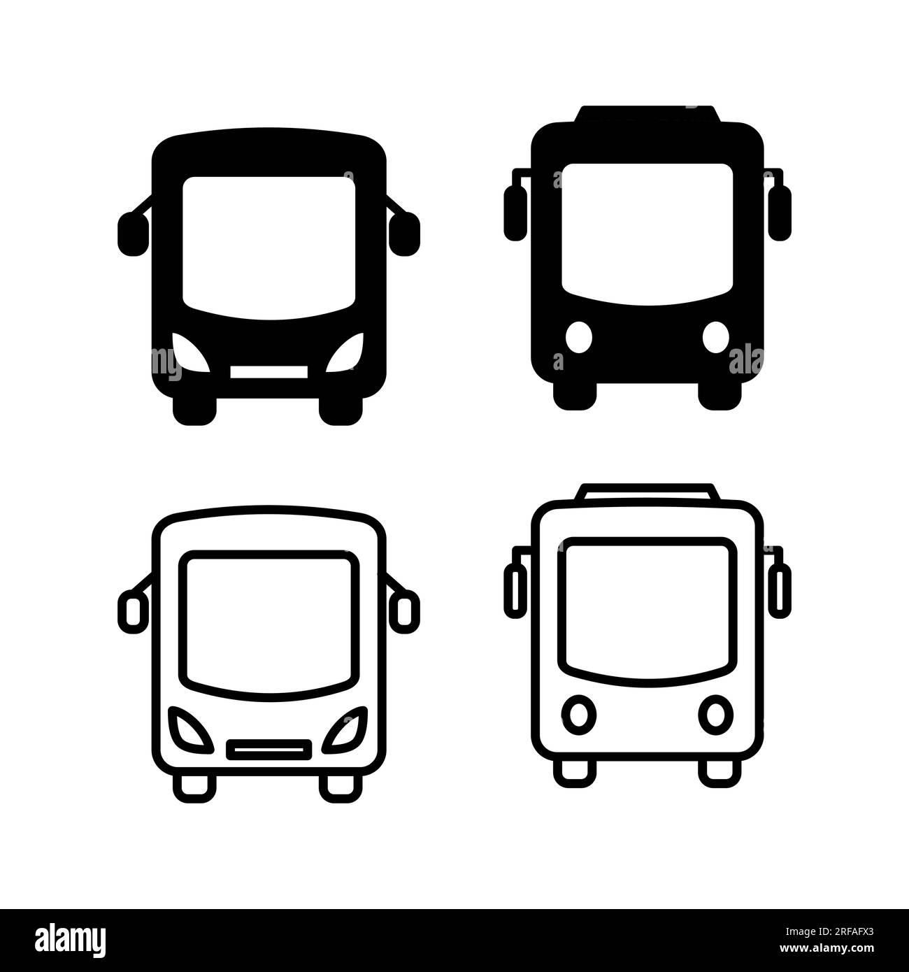 School bus route sign Stock Vector Images - Alamy