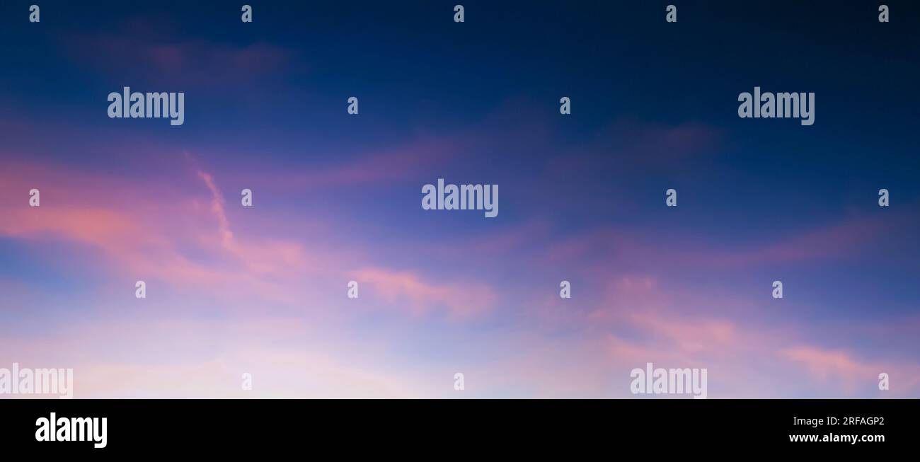 Beautiful sunset sky on twilight time background Stock Photo - Alamy