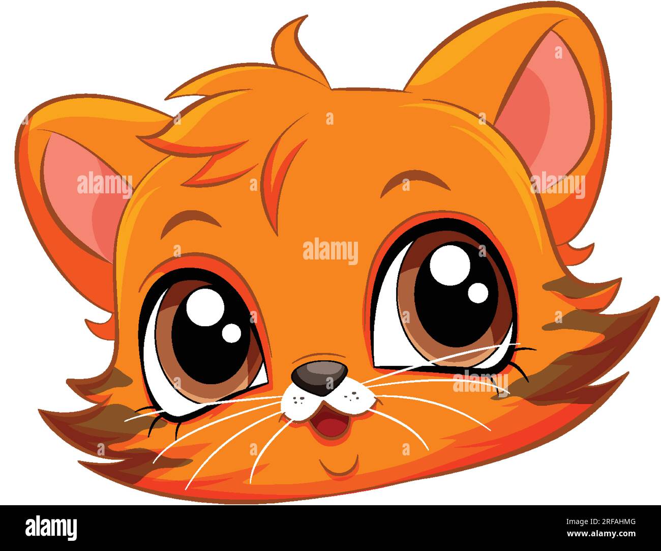 Adorable Cat Cartoon Character illustration Stock Vector Image & Art ...