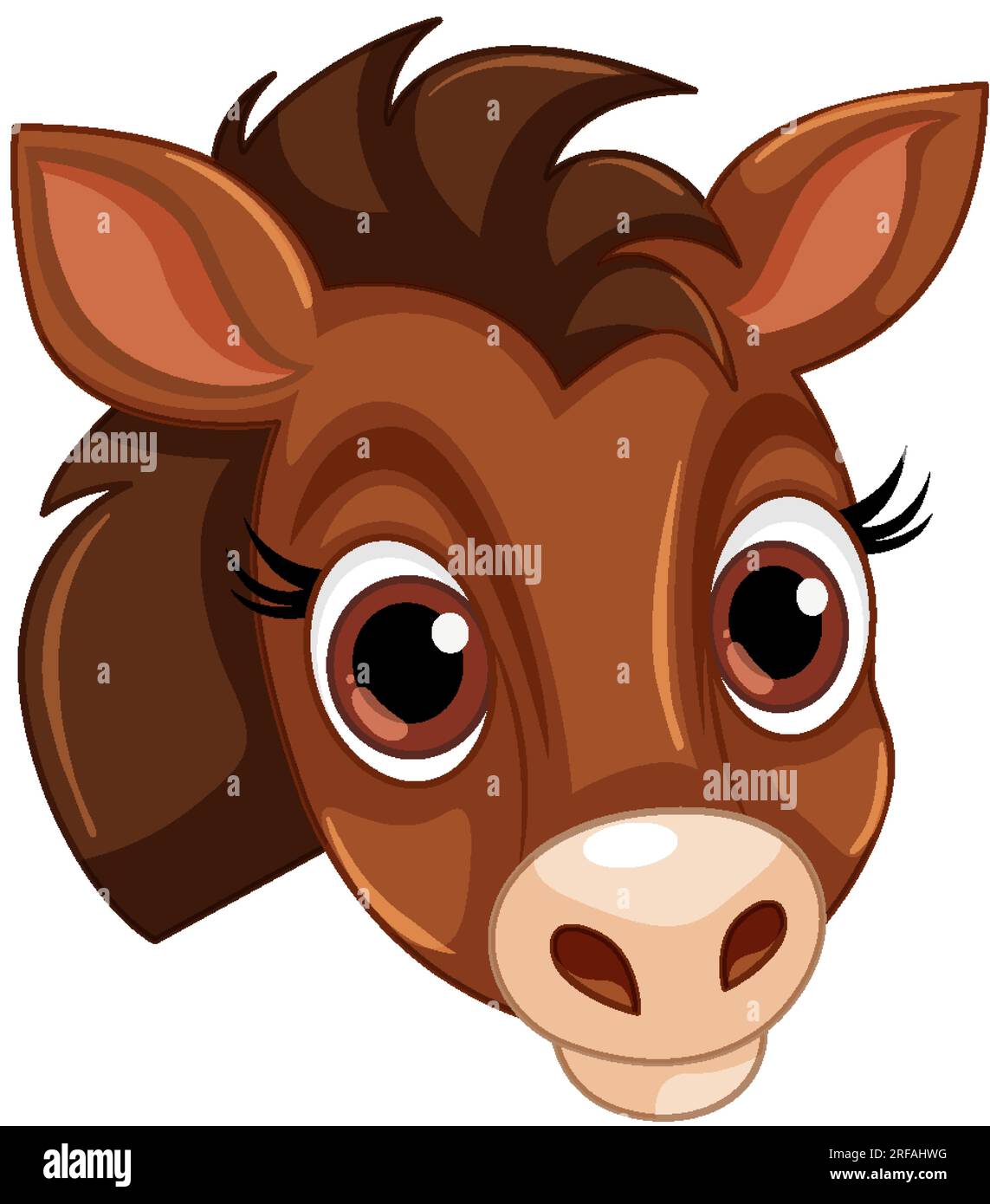 Cute Horse Head Clip Art