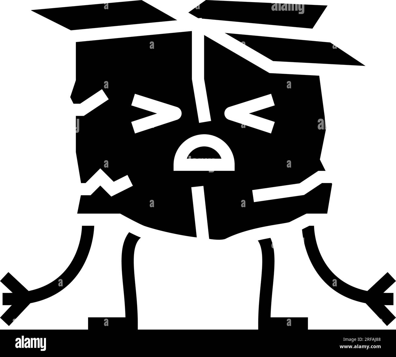 Sad face post it Black and White Stock Photos & Images - Alamy