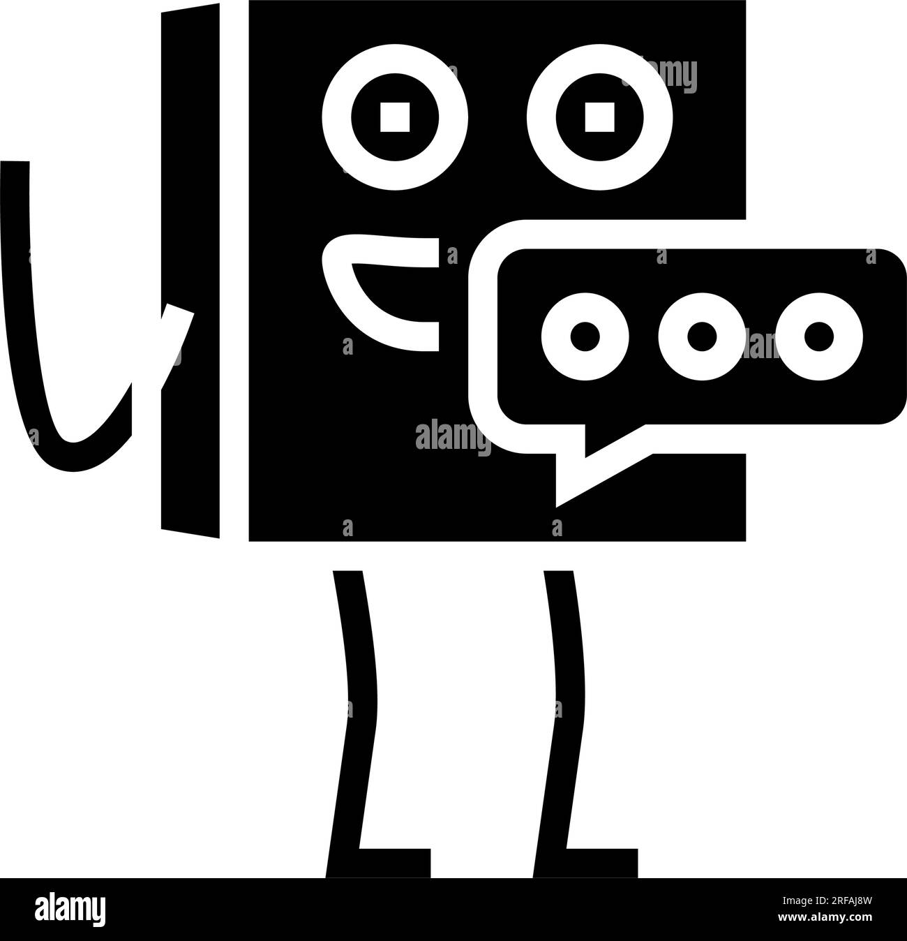 Cardboard box character icons set vector package delivery hi-res stock ...