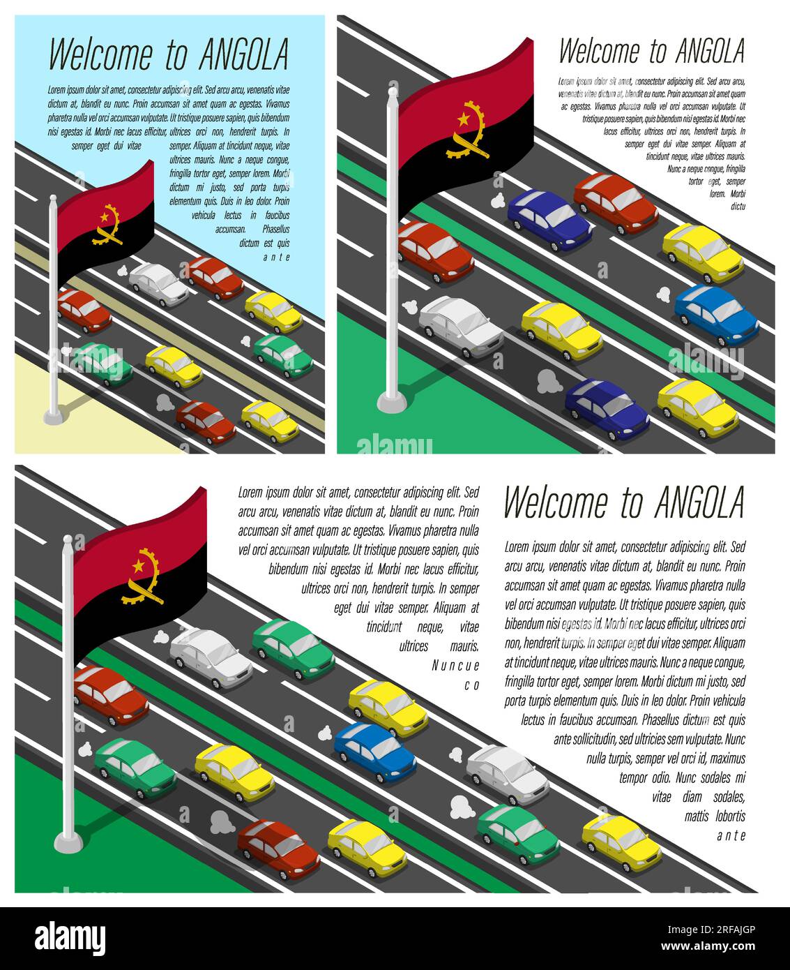 Angola leaflet Stock Vector Images - Alamy