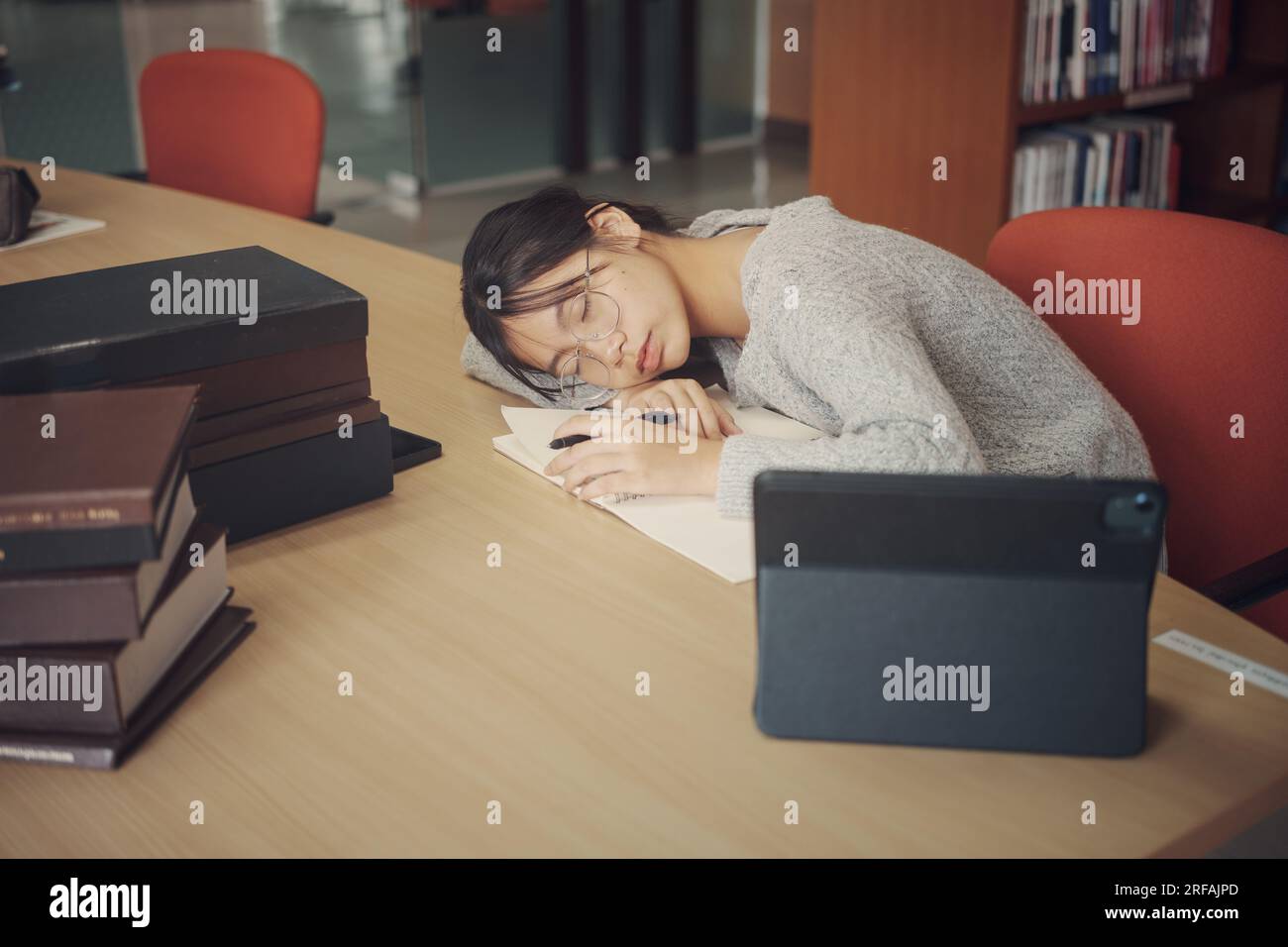 Book lying on the table hi-res stock photography and images - Alamy