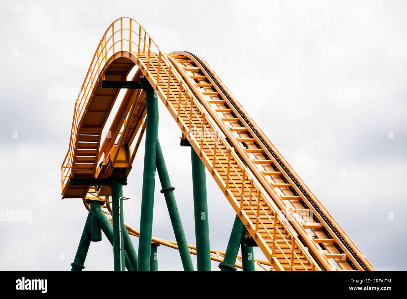 Rollercoaster close up hi-res stock photography and images - Alamy