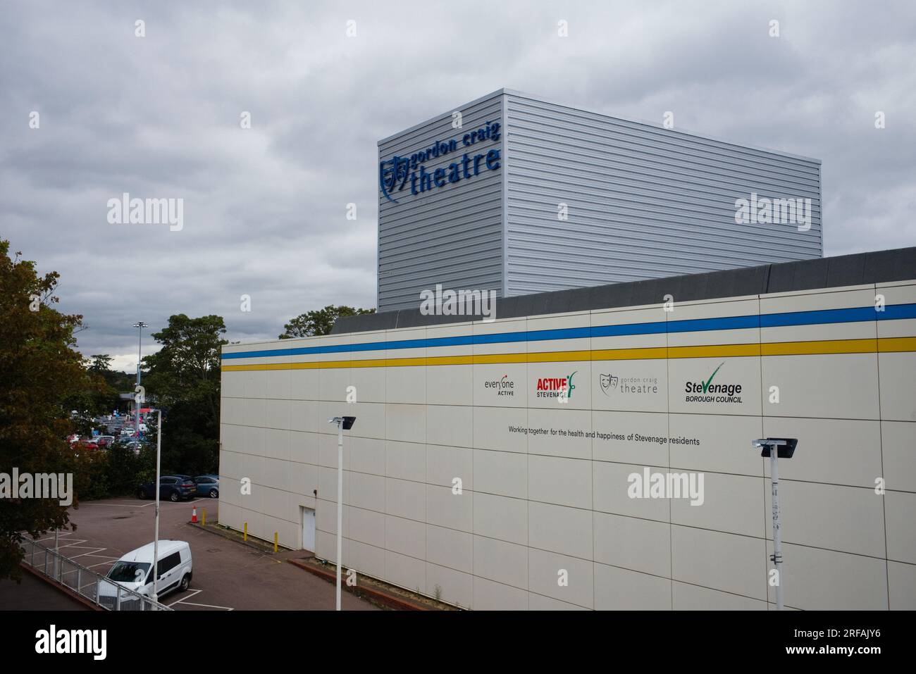 The Gordon Craig theatre in Stevenage Stock Photo - Alamy