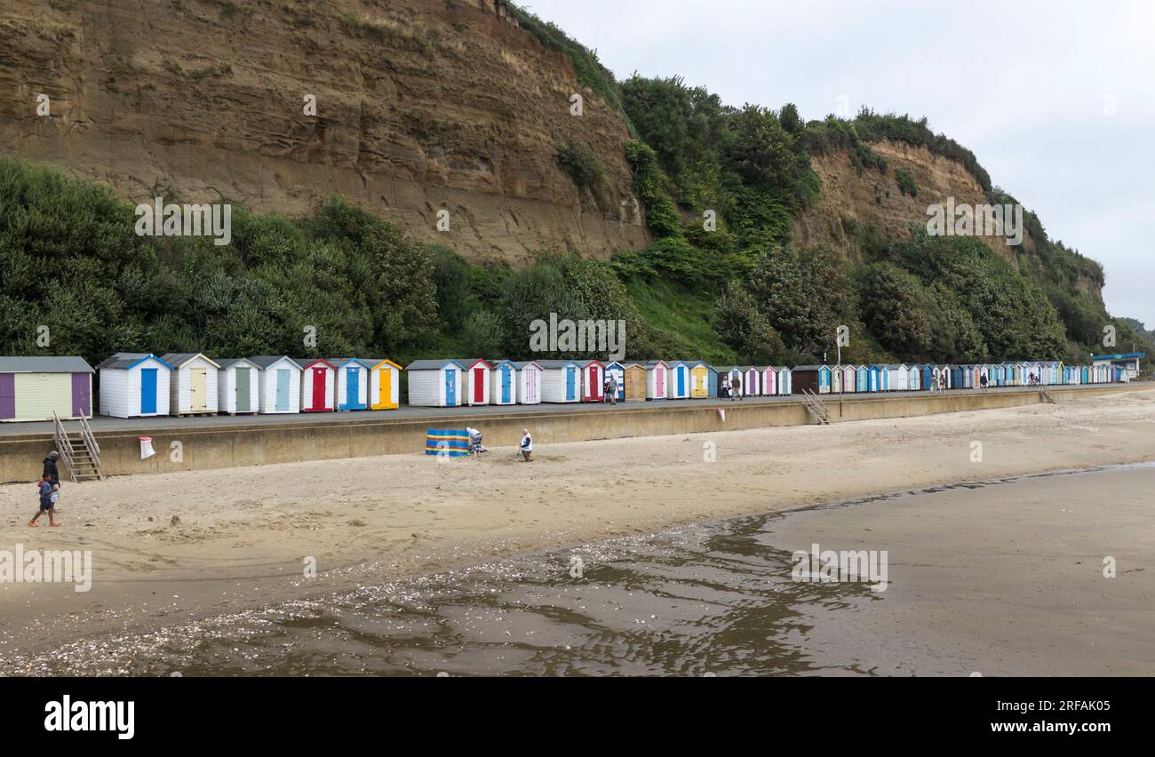 The beach huts at Shanklin, Isle of Wight, England,UK Stock Photo - Alamy