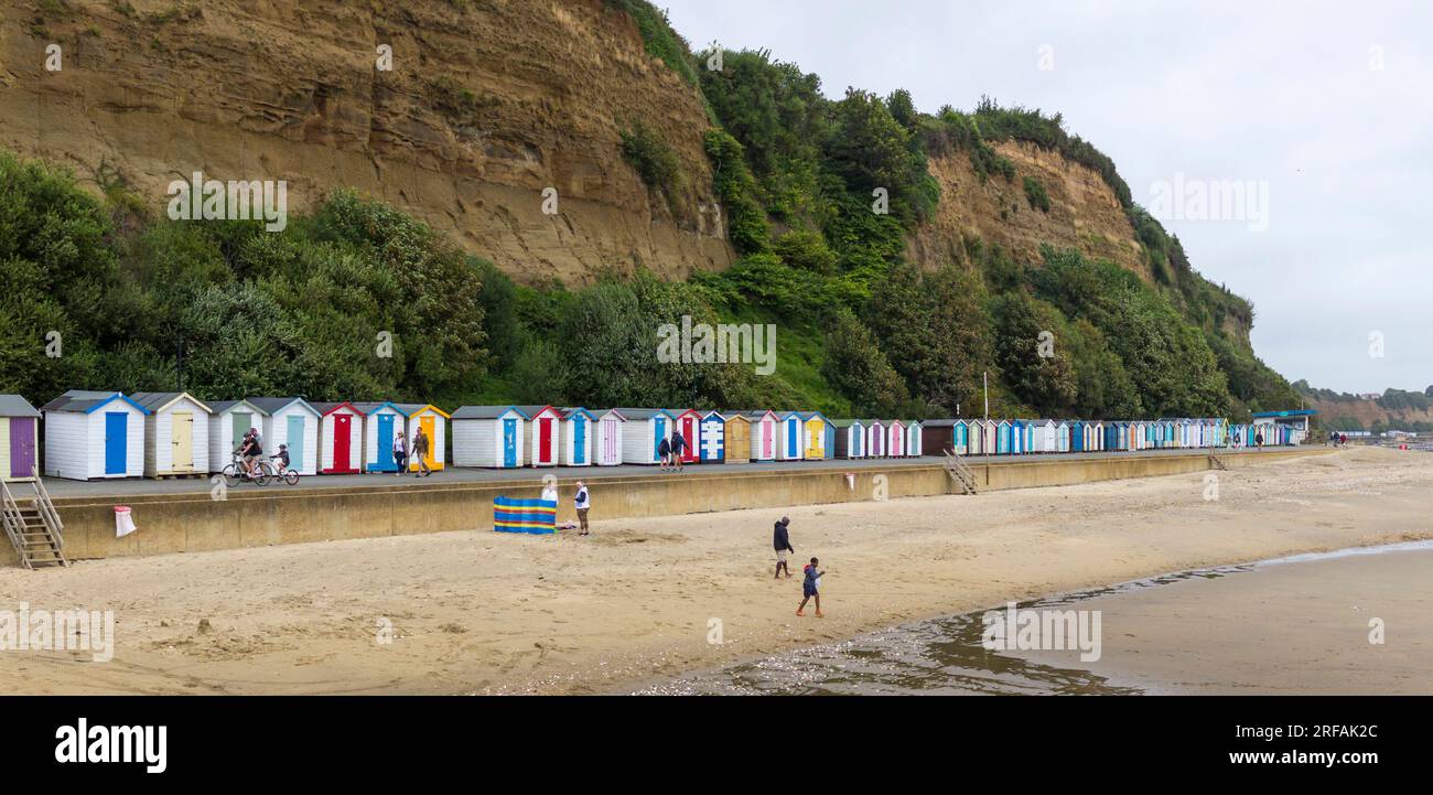 The beach huts at Shanklin, Isle of Wight, England,UK Stock Photo - Alamy