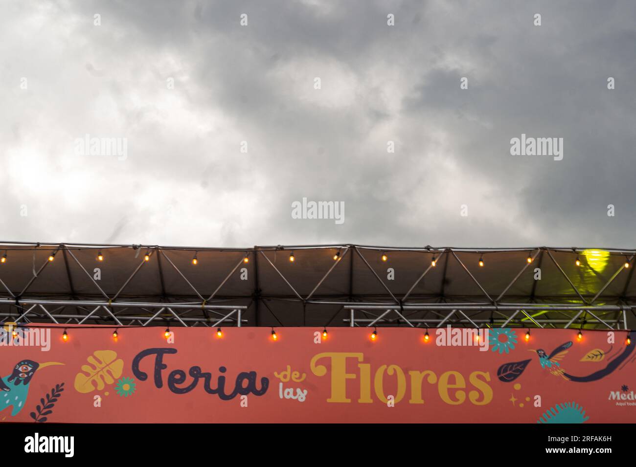 Medellin, Colombia. 30th July, 2023. Local artist perform for festival ...