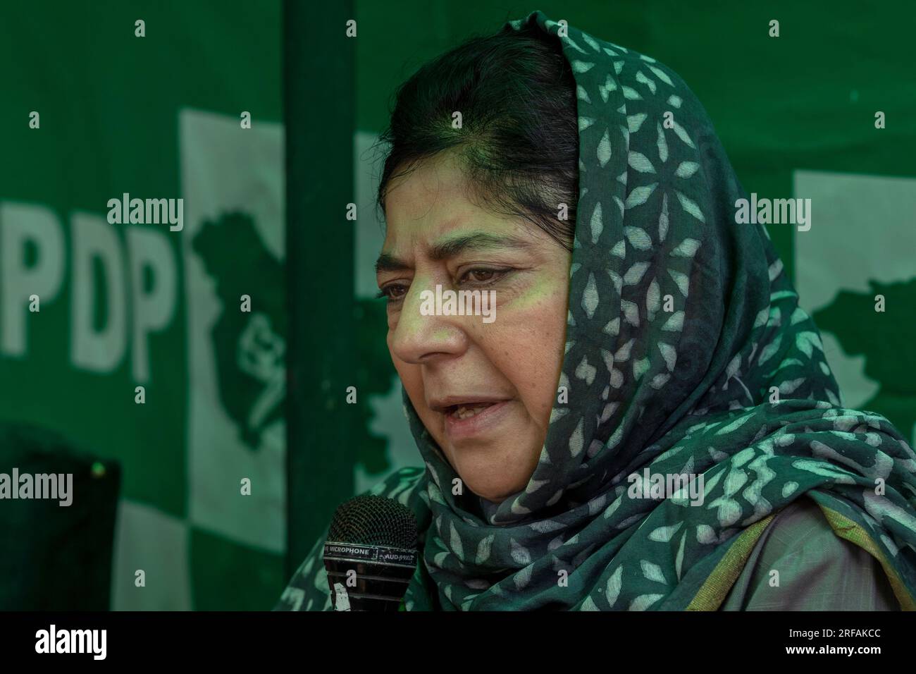 Jammu and Kashmir Peoples Democratic Party (PDP) President Mehbooba ...