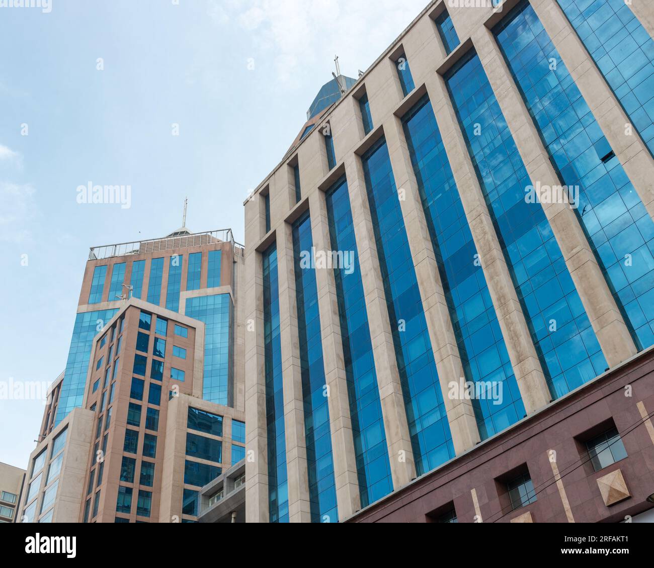 Highrises in the Indian IT capital city of Bangalore or Bengaluru Stock ...