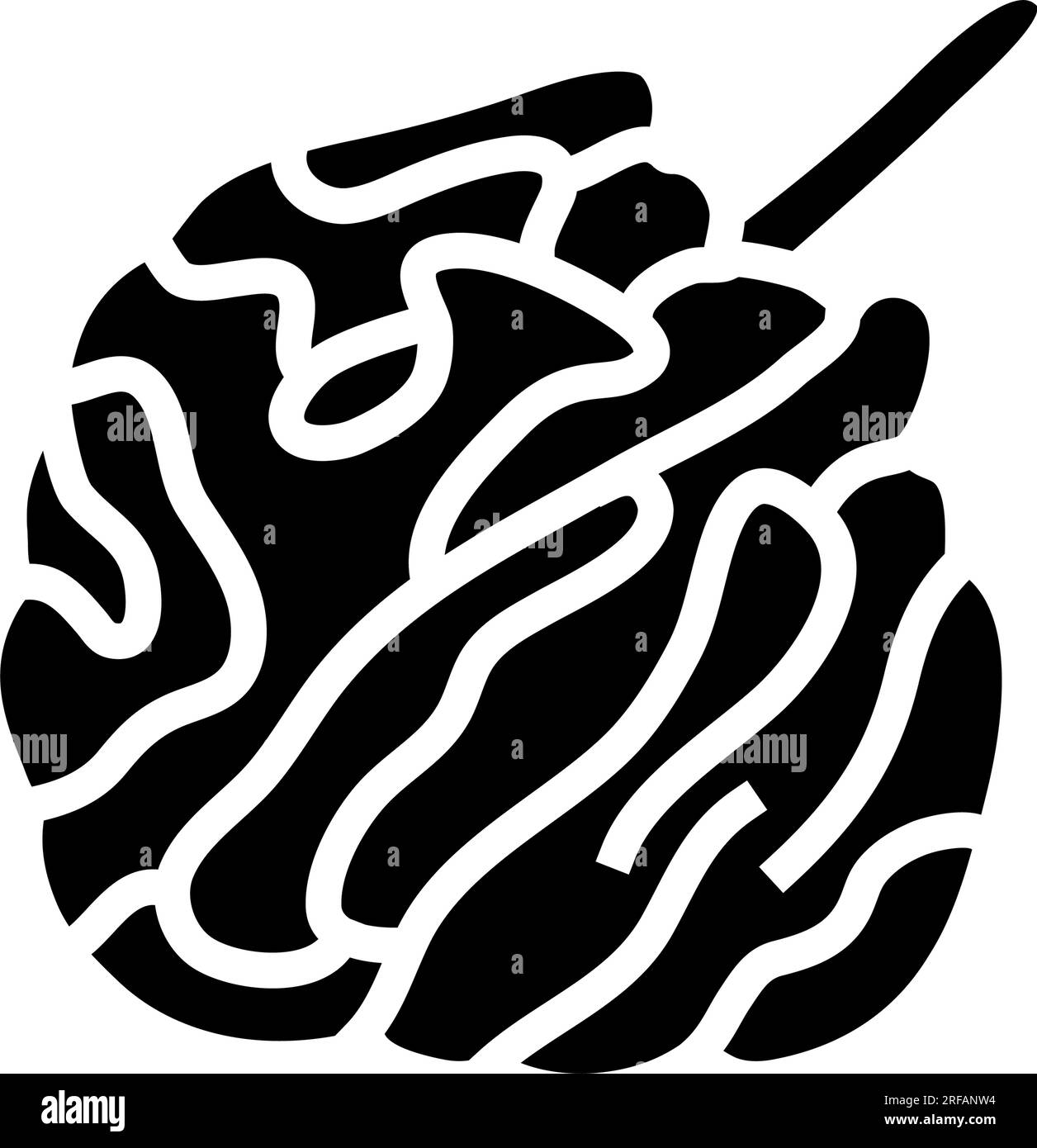 bath sponge hygiene glyph icon vector illustration Stock Vector Image ...