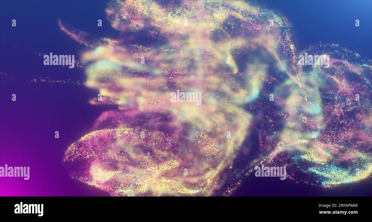 Abstract fluid explosion iridescent iridescent multicolored waves ...