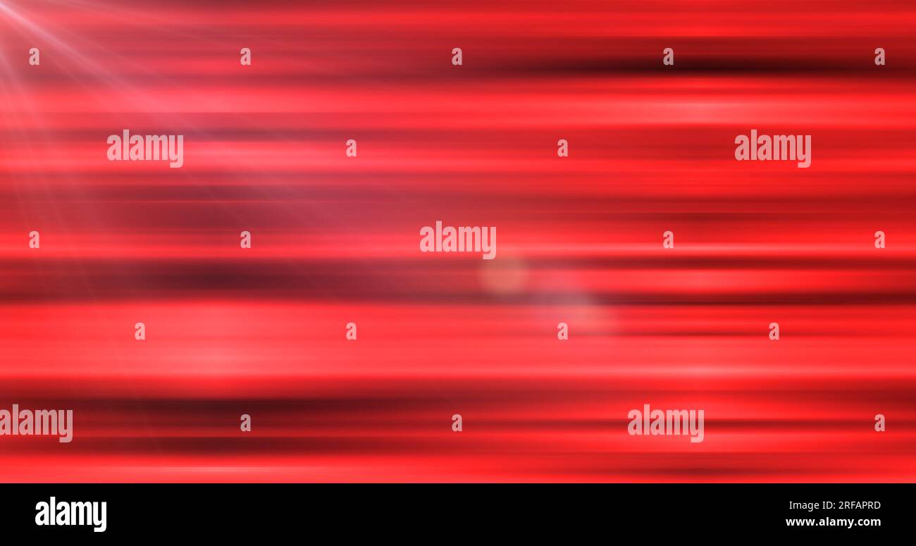 Abstract background, fabric from horizontal red iridescent sticks of ...
