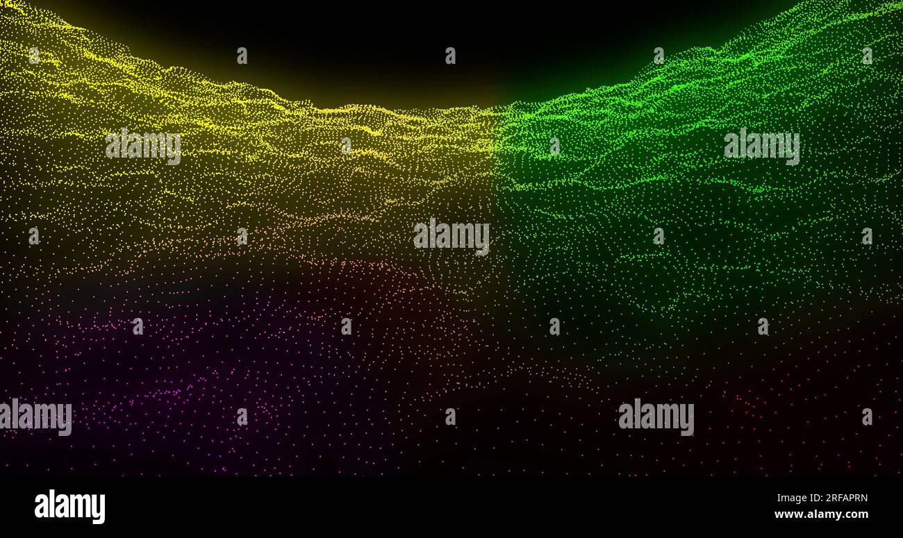 Abstract background with bright beautiful multi-colored glowing energy ...