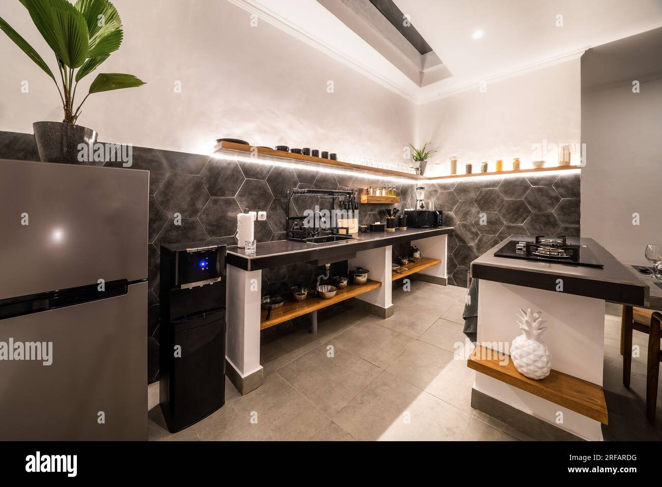 Modern white kitchen clean interior design deco architecture. kitchen ...