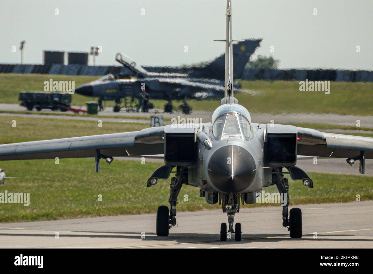RAF Tornado GR4 fighter jet bomber planes at RAF Waddington ...